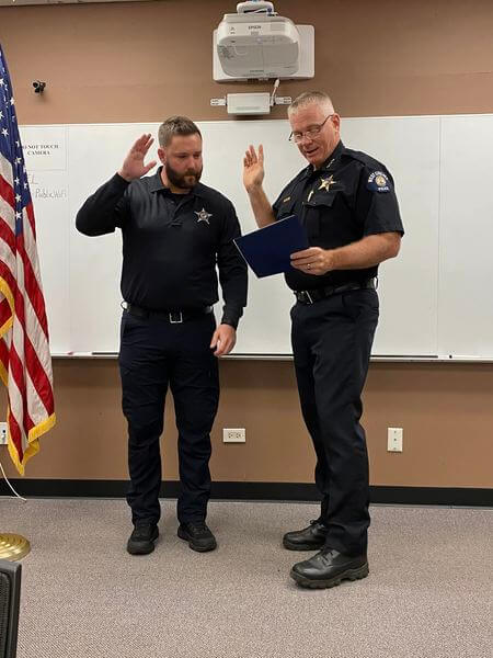 Chapman New WC Police Officer