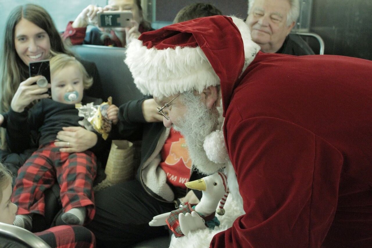 Santa on the North Pole Train Ride